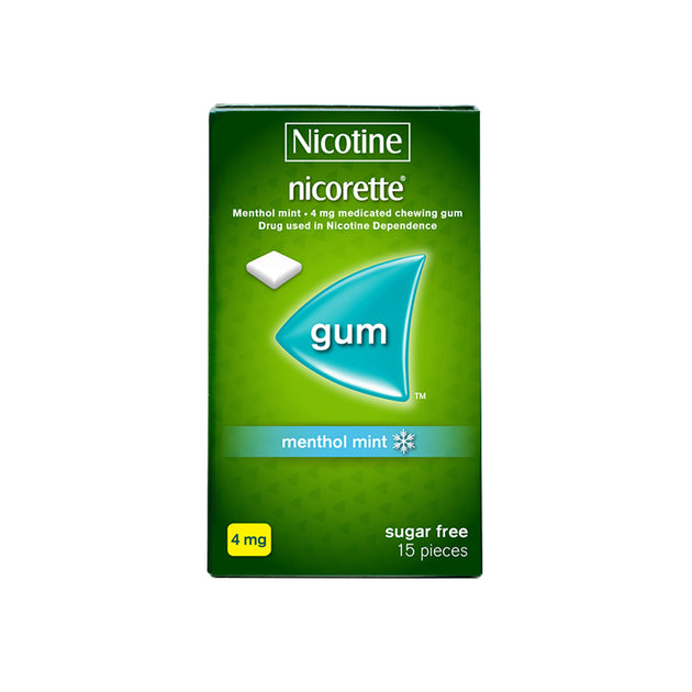 NICORETTE Nicotine 4mg Medicated Chewing Gum 15's Mint price in the ...